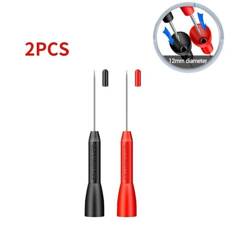 2-Pack Insulation Piercing Needle Nondestructive Multimeter Test Probes ...