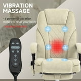 Vinsetto Executive Massage Office Chair, Heated Computer Desk Chair ...