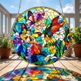 Acrylic Puzzle Suncatcher Window Hanging- Mountain Wildflower Meadow ...