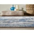 Abani Vista 4'W x 6'D VST130A Modern Blue Area Rug - Walmart.com