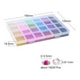Approx 18000Pcs 24 Colors 2mm Seed Beads Loose Beads Kit with Storage ...