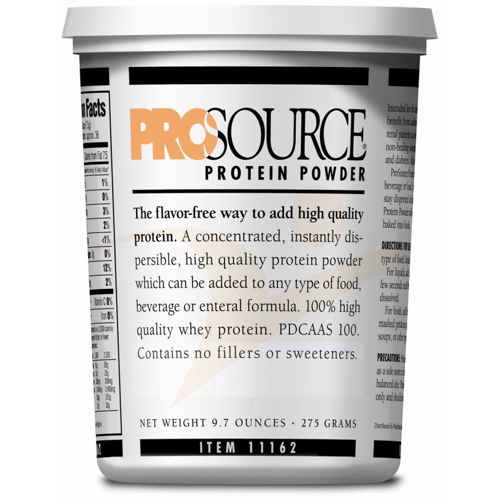 ProSource Protein Supplement, Unflavored 9.7 oz. Tub Powder, 11162 ...