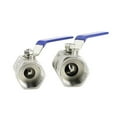 One-Piece Ball Valve 1/2" 3/4" 1" 1-1/4" 1-1/2" 2" 304 Stainless Steel ...