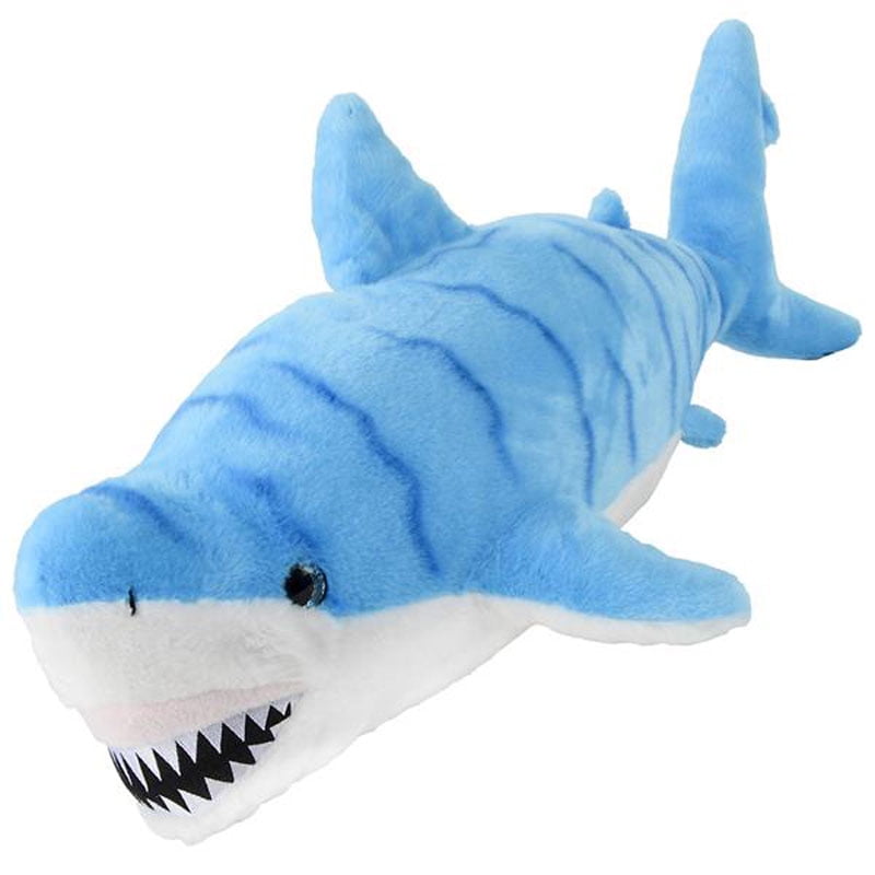 Adventure Planet Plush Cotton Candy - BLUE STRIPED GREAT WHITE SHARK ...