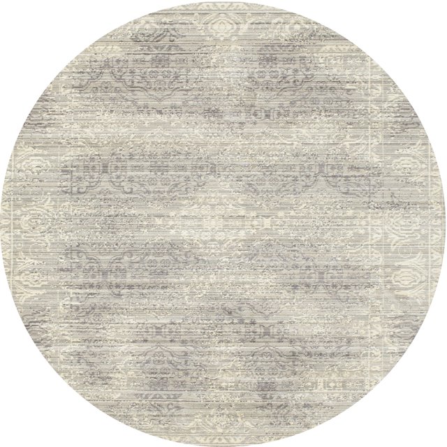 Ahgly Company Indoor Round Contemporary Sage Green Abstract Area Rugs ...