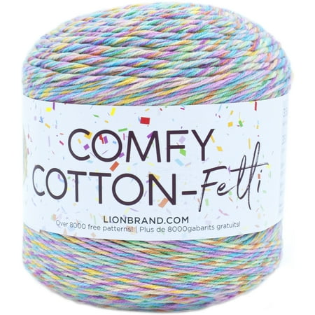 Lion Brand Comfy Cotton Fetti Yarn-Funfetti | Walmart Canada