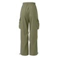Boy Pants Drawstring Cargo Multiple Pockets Boys Jeans Regular Fit,Army ...
