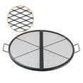 KFFKFF Cross-Marks Barbecue Grill Grate, Collapsible Circular Cook ...