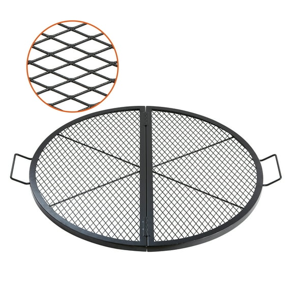 VEVOR X-Marks Fire Pit Grill Grate, Rectangle Cooking Grate, Heavy Duty ...