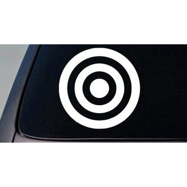 BULLSEYE BULLS EYE 6" STICKER DECAL CAR WINDOW TRUCK 2A TARGET SHOOTING ...