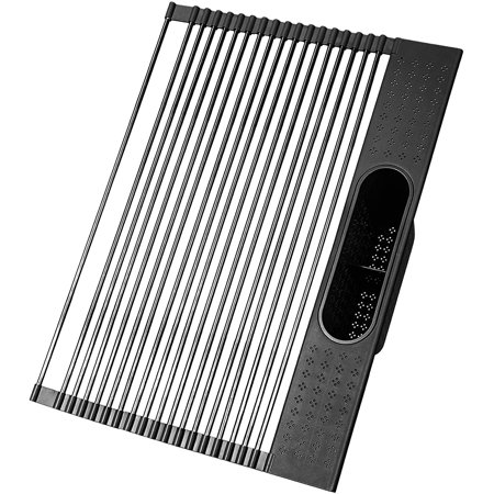 Koroda Roll Up Dish Drying Rack Over The Sink: 20'' x 11'' Large Dish ...