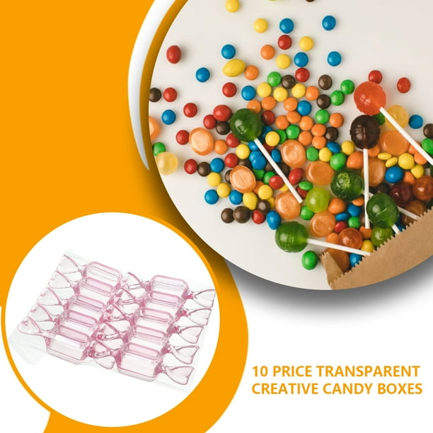 10 Pieces PS Candy Box Smooth Odorless Replacement Sealed Odorless ...
