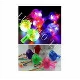 8 PCS Light Up Whistles LED Flashing Blinking Favors Rave Lanyard ...