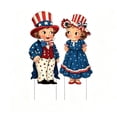 ChicYu Patriotic Cartoon Garden Stakes, 4th of July Yard Decor Set ...