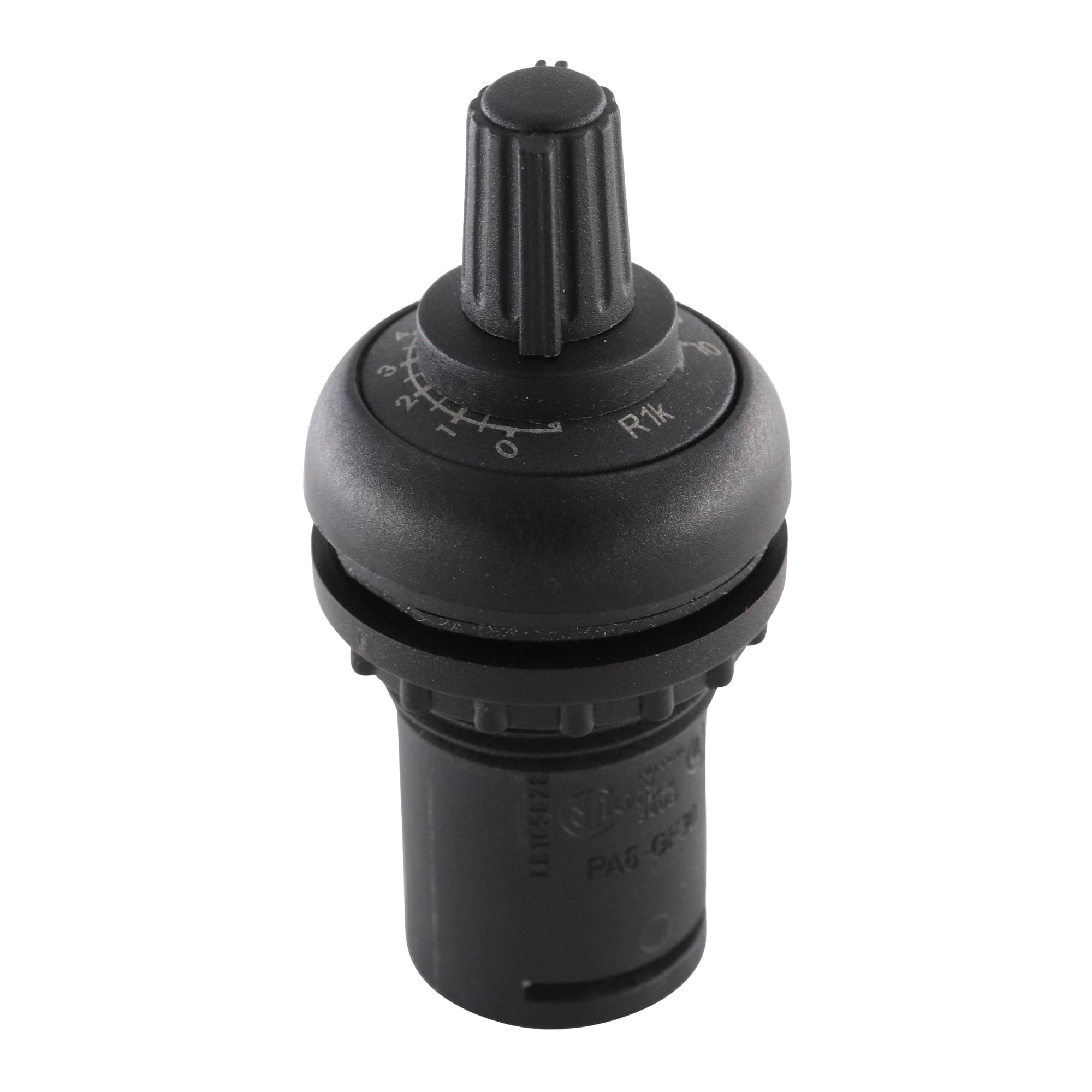EATON M22S-R1KQ Push-Button Potentiometer, Screw Terminal, 22mm, Black ...