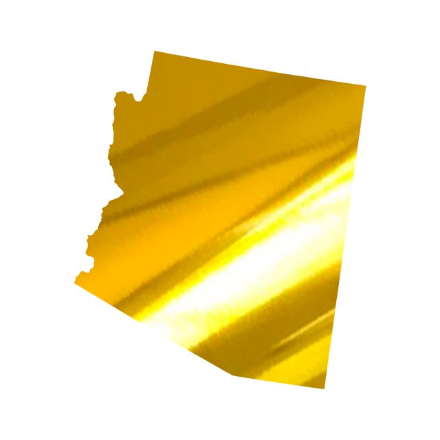 Arizona Shaped Sticker Decal Die Cut - Self Adhesive Vinyl ...