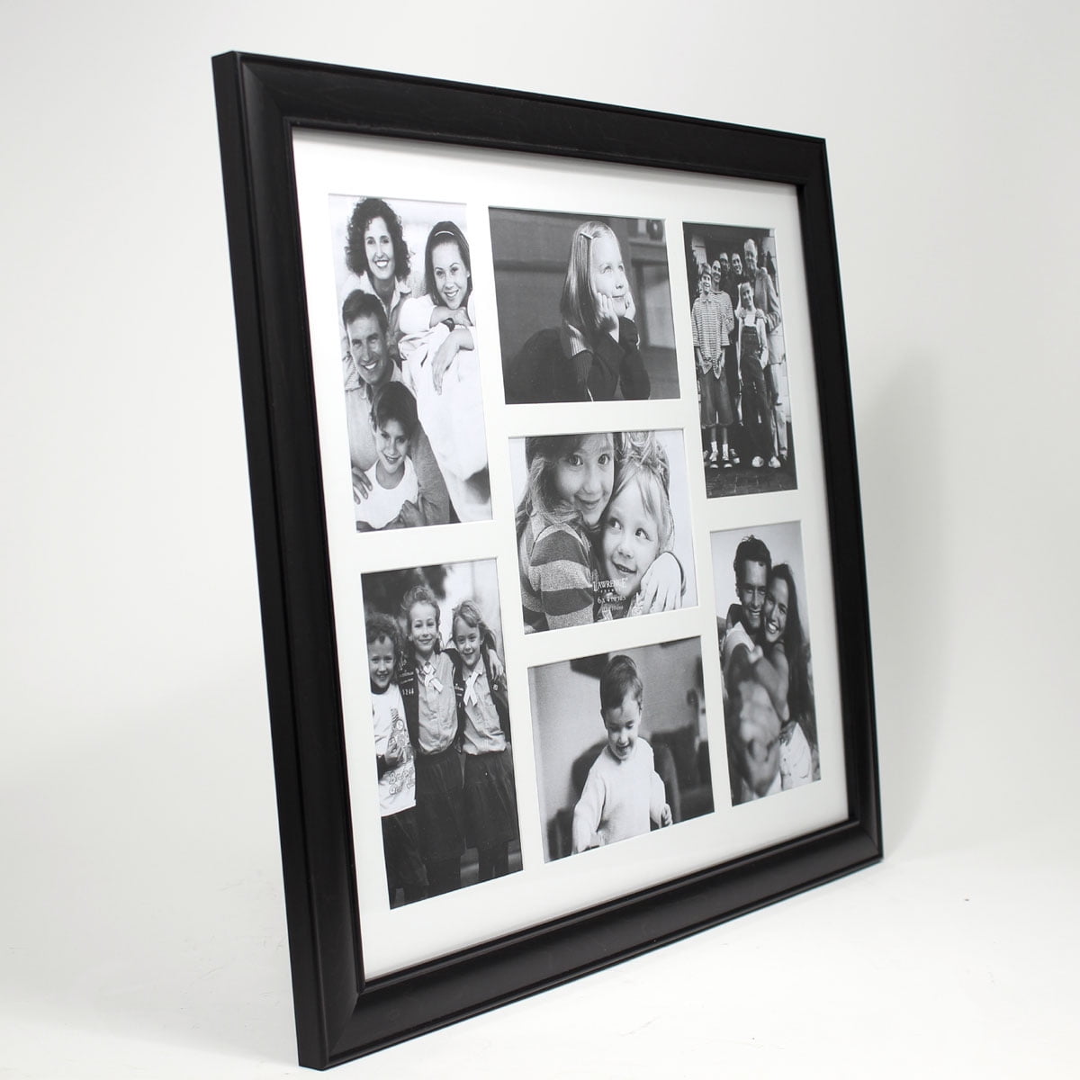 Four Opening Black Collage Photo Frame