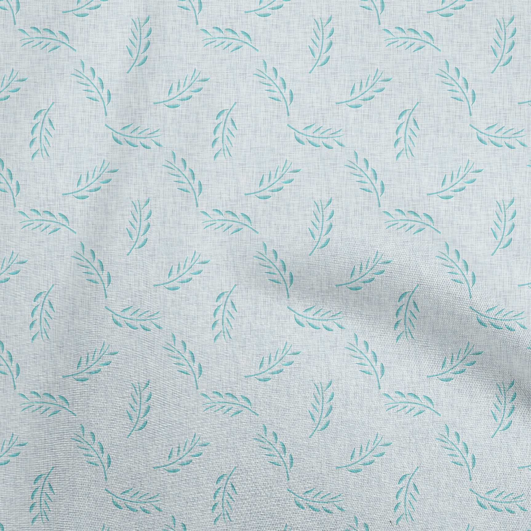 oneOone Silk Tabby Pastel Mint Fabric Block Sewing Material Print ...