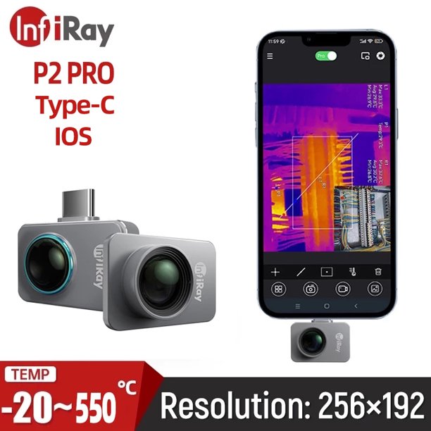 InfiRay P2 PRO Infrared Video Camera Industrial PCB Floor Detection ...
