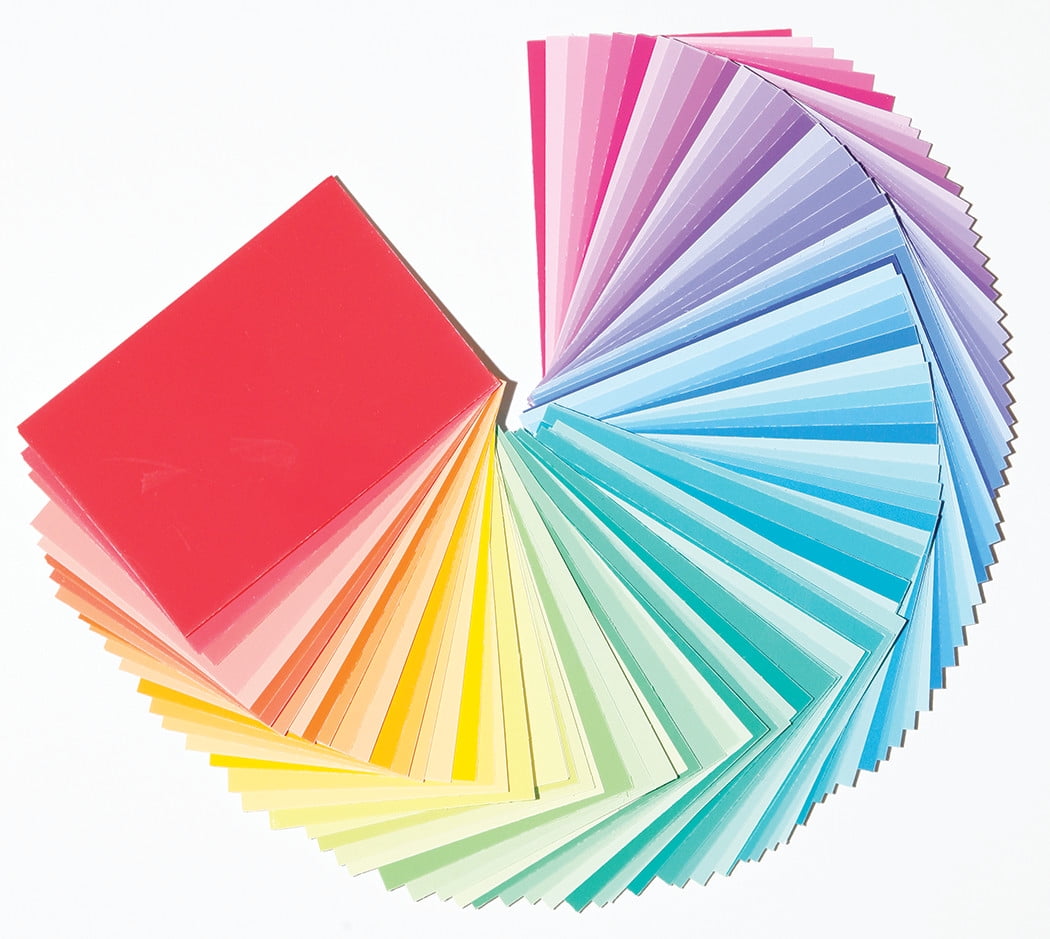 Color-Aid Colored Paper, Full Set, 3" x 4.5" - Walmart.com