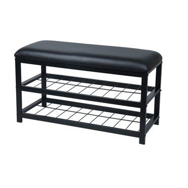 Imperial Tufted Double Bench With Silver X Base (Gray) - Walmart.ca