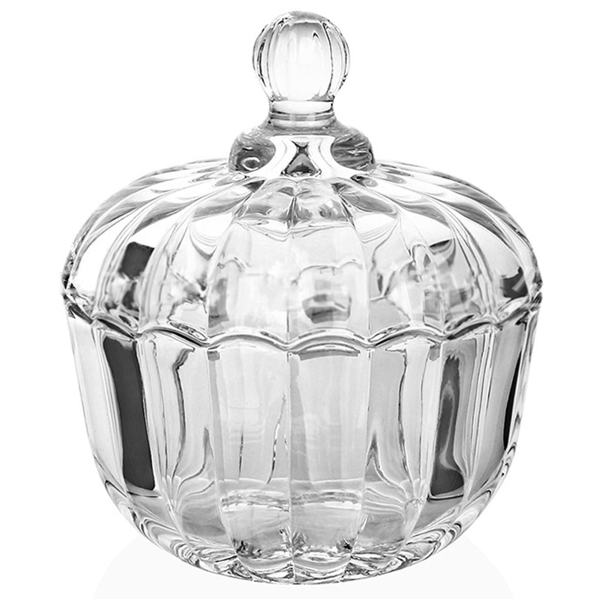 Transparent Pumpkin Candy Jar, Glass Storage Containers With Lid For ...