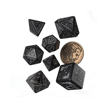 The Witcher Dice Set: Geralt - The White Wolf - Walmart.com