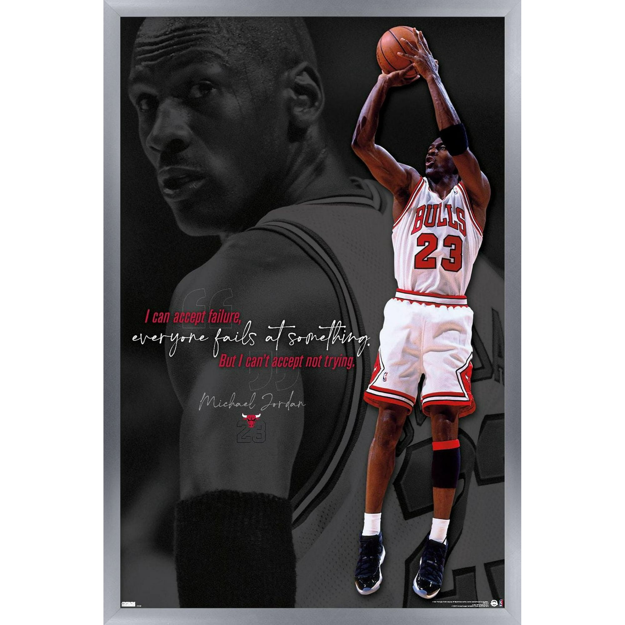 Click here for Trends International Michael Jordan - Cant Accept... prices