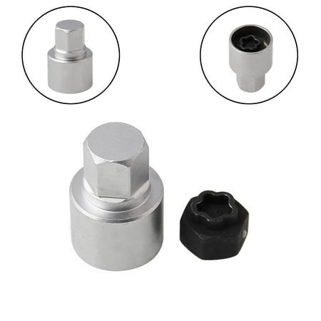 Tire Wheel Lock Anti-Theft Screw Lug Nut Bolt #41 Removal Key Socket ...