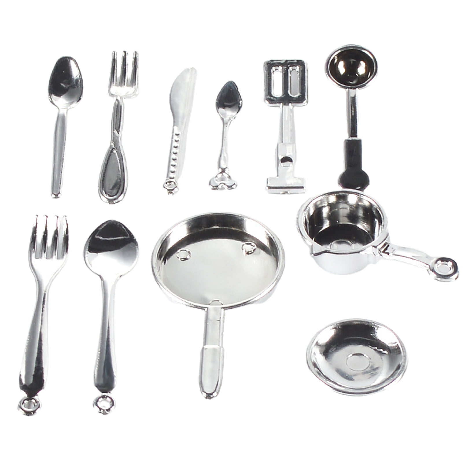 Skindy Delicate Mini Tableware Set - Realistic Plastic 1/12 Dollhouse ...