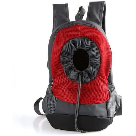 Dog Carrier Bags Backpack, Adjustable Mesh Pet Bag Head Out Dogs Cats ...