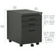 Calico Designs Metal Rolling 3-Drawer Vertical Filing Cabinet - Walmart.com