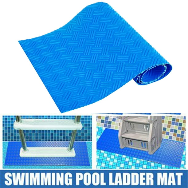 Large Swimming Pool Ladder Mat, Protective Non-Slip Pool Step Pad with ...