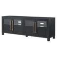 Evelyn&Zoe Holbrook Rectangular TV Stand for TV's up to 75", Black ...
