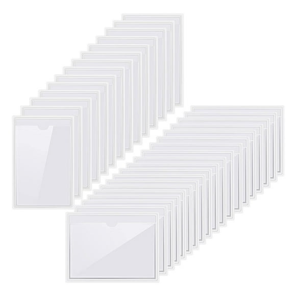 Self Adhesive Index Card Pockets
