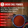 Amazing Chiles & Spices Ancho Chile Powder - 1 LB Authentic Mexican ...
