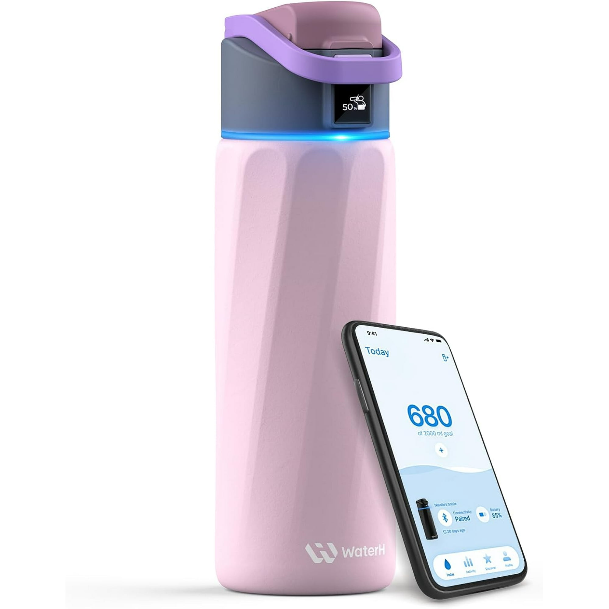 Click here for Waterh Boost 24 Oz Pink Stainless Steel Smart Wate... prices