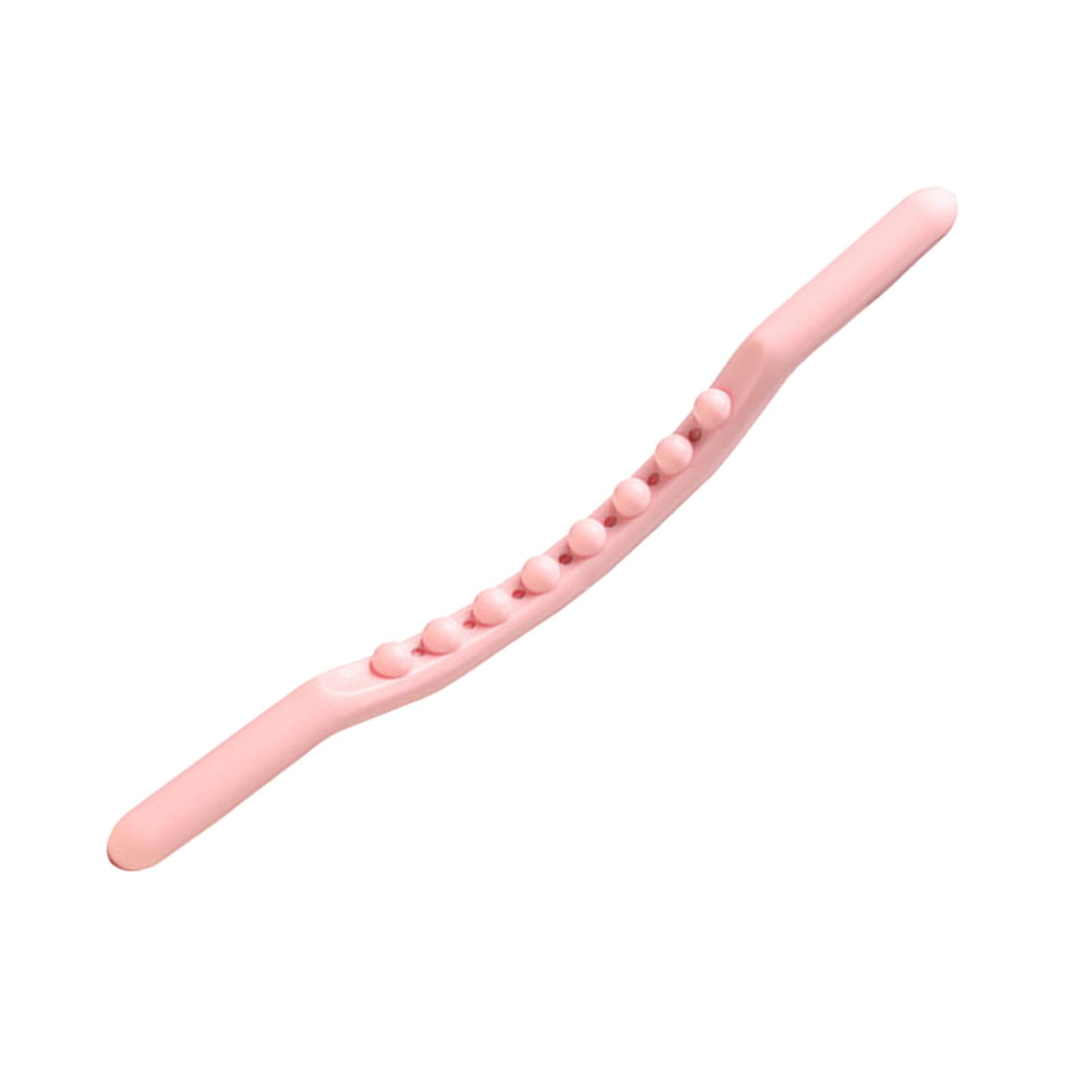 Handheld Scraping Stick Massage Tool for Back Shoulders Thigh Pink ...