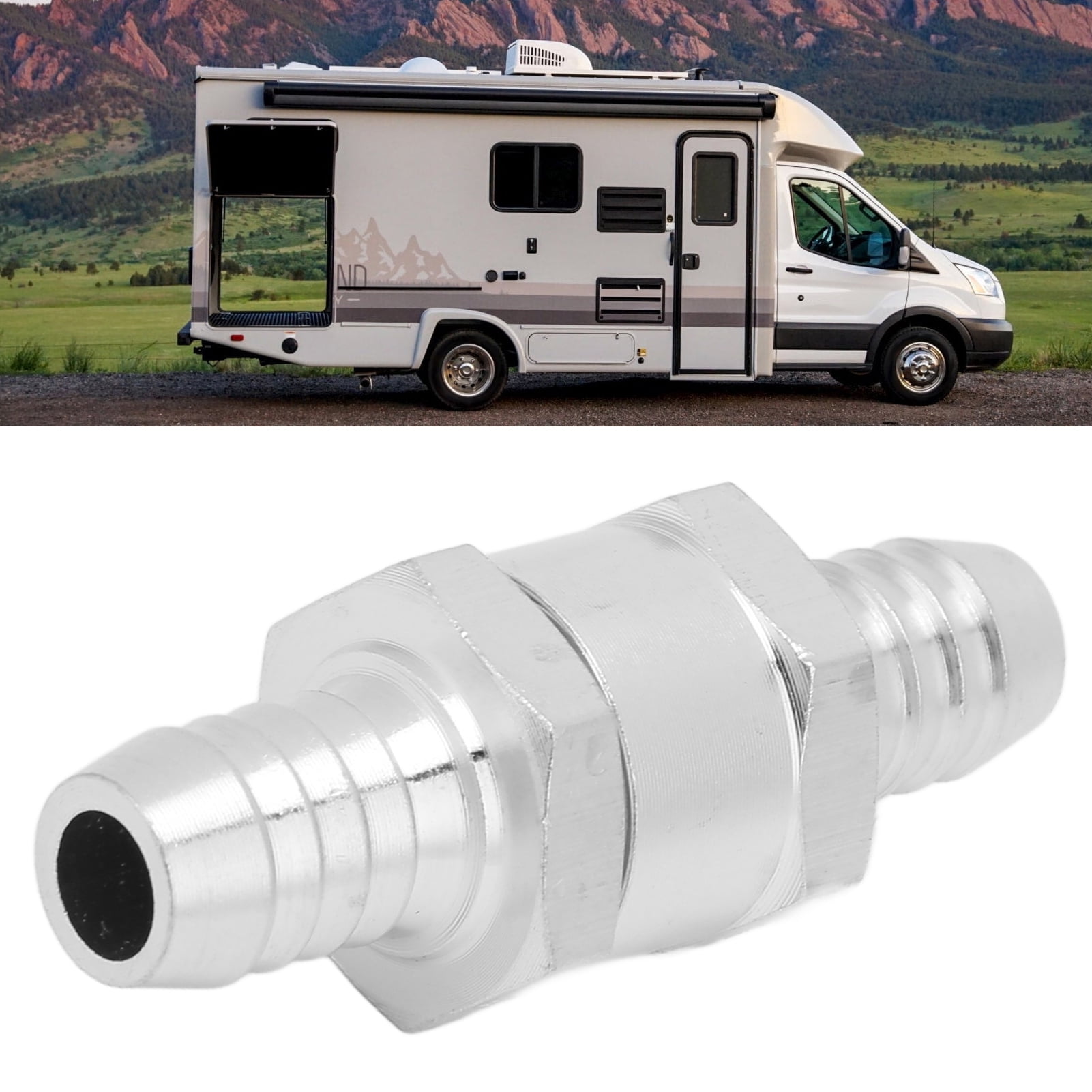 Click here for Domqga One Way Check Valve  Aluminum Alloy Non Ret... prices