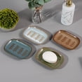 Aesthetic Ceramic Soap Dish for Shower, Soap Holder with Raised Relief ...