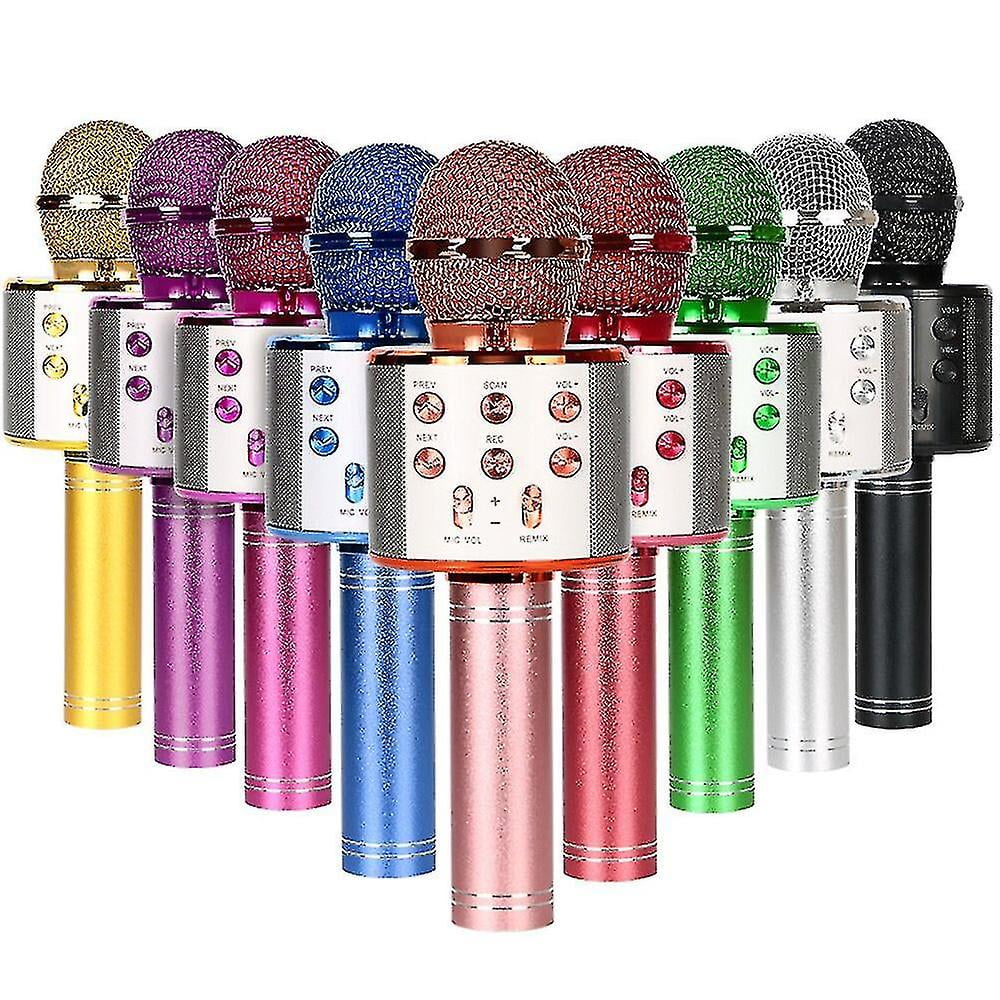 Micrófono de Karaoke Bluetooth portátil Ws858, altavoz profesional ...