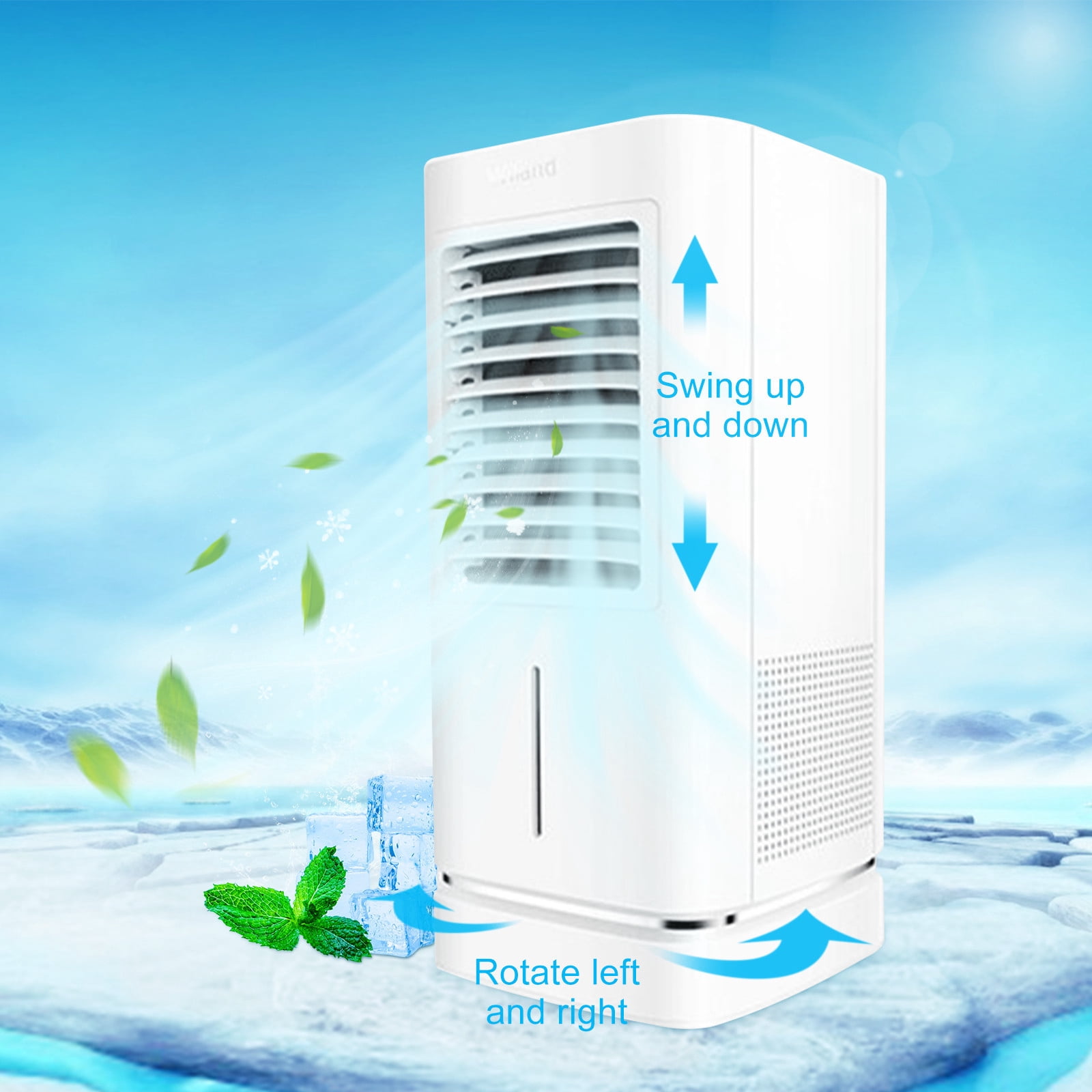 Buy Fesfesfes 3 In 1 Evaporative Air Cooler, Fan Windowless Air ...