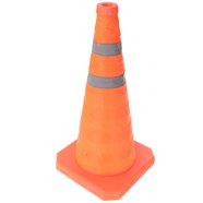 18" Orange PVC Reflective Traffic Safety Cone - Walmart.com