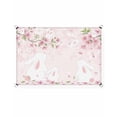 Cherry Blossom Rabbits Sun Shade Sail 8'X10' Japanese Pink Cherry ...
