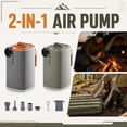 Rechargeable Mini Portable Air Pump with Camping SOS Light ...