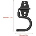 Broom Holder Wall Mount Heavy Duty Mop Hanger with Screws Anchors Stand ...