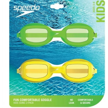 Speedo Kids' Sonic Swim Goggles - White - Walmart.com