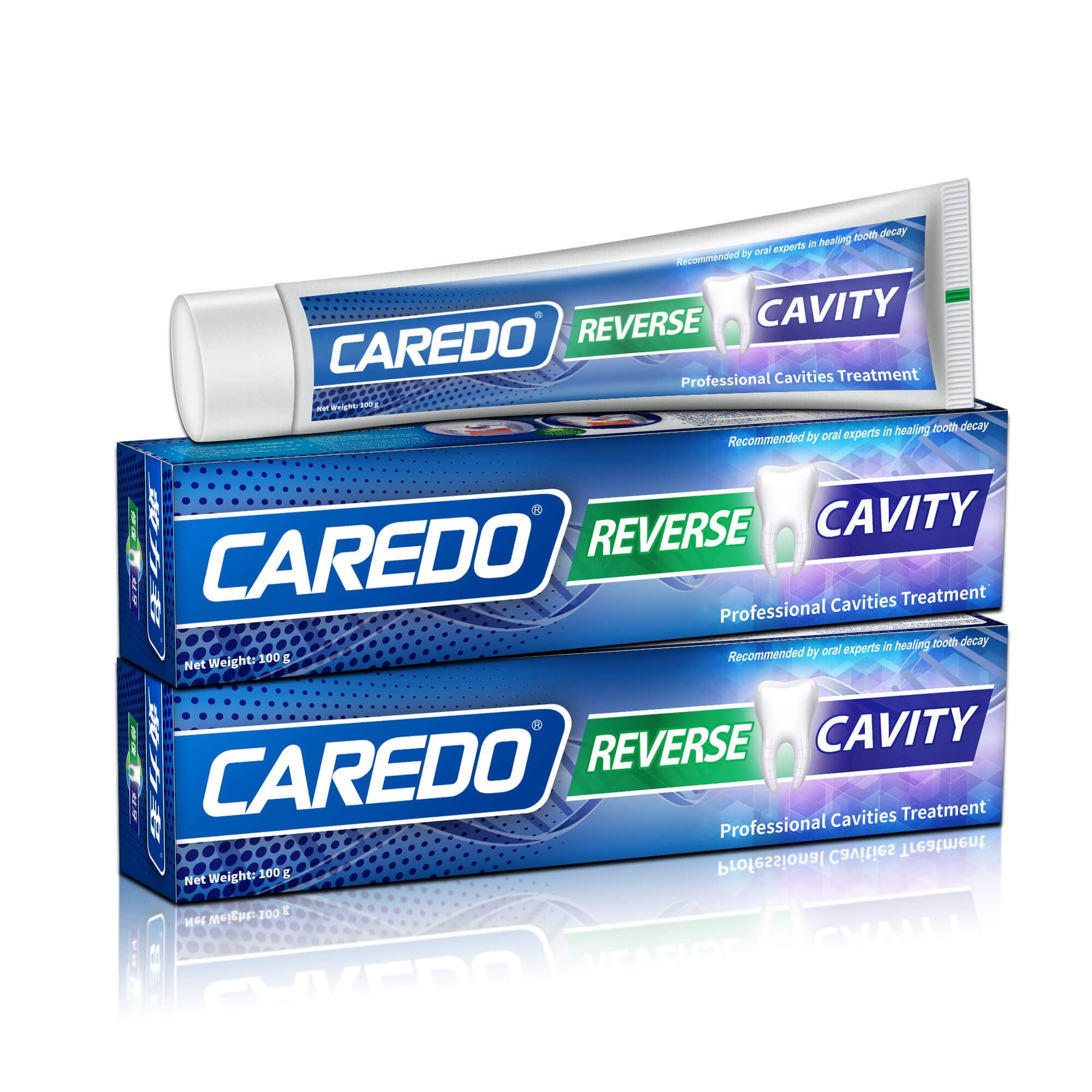 CAREDO Cavity Reversal Hydroxyapatite Toothpaste for Adults, Cavity ...