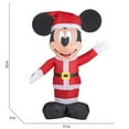 Disney Magic Holiday Mickey Mouse Airdorable 20 Inch Inflatable Indoor
