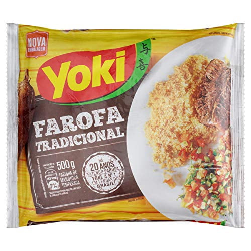 Yoki - Seasoned Cassava Flour - 17.6 Oz - Farofa De Mandioca Pronta ...